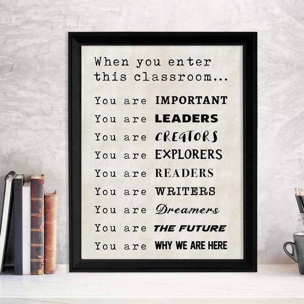 Classroom Poster Png - Etsy