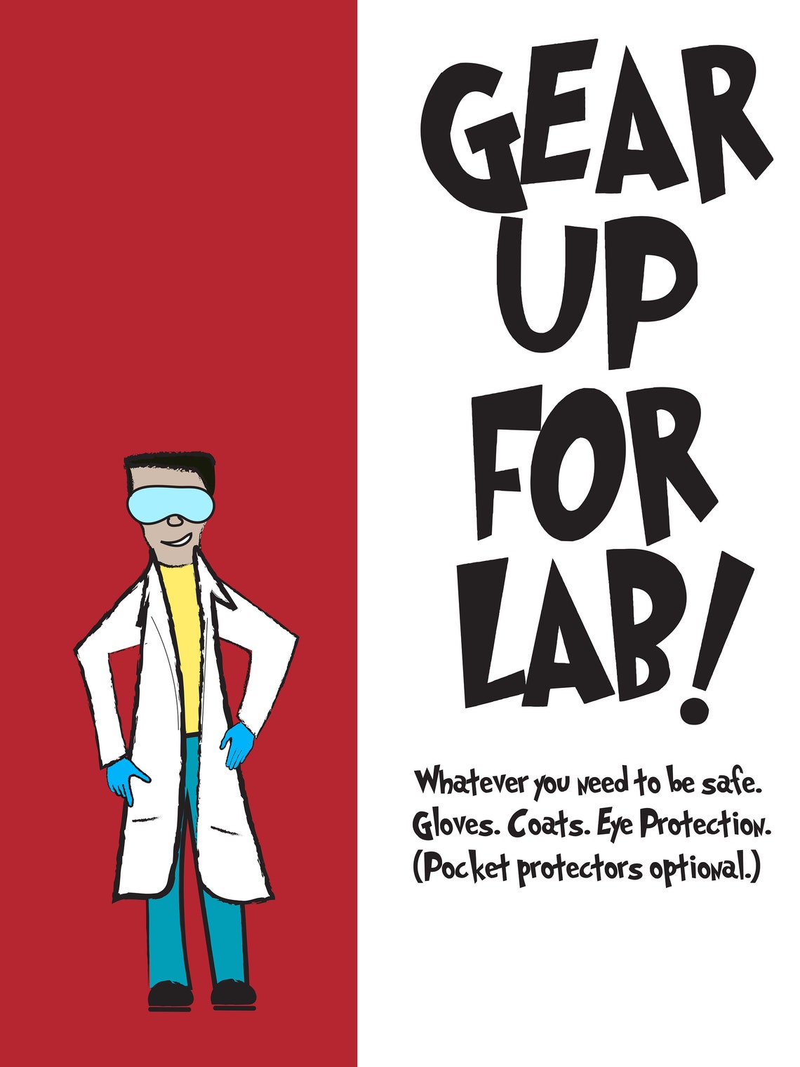 Science Lab Safety Poster Set. Plain Paper Laminated or - Etsy