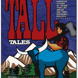 Literary Genres Posters. Discount Classroom Bundle Includes Tall Tales ...