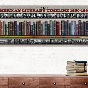 American Literary and History Timeline Set. Educational Discount ...