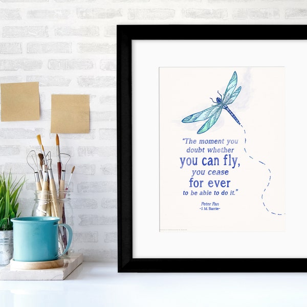 Peter Pan Quote Art - Etsy