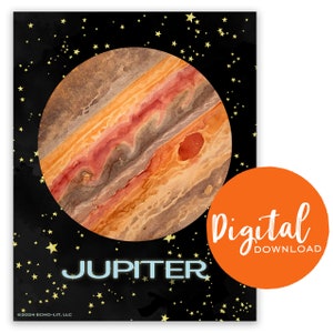 Illustrated Scientific Solar System STEM/STEAM Poster Set of 10 Digital ...