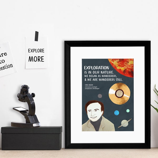 Carl Sagan - Etsy