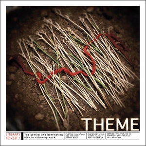 Literary Device Theme Poster. for Classroom Office Home or - Etsy