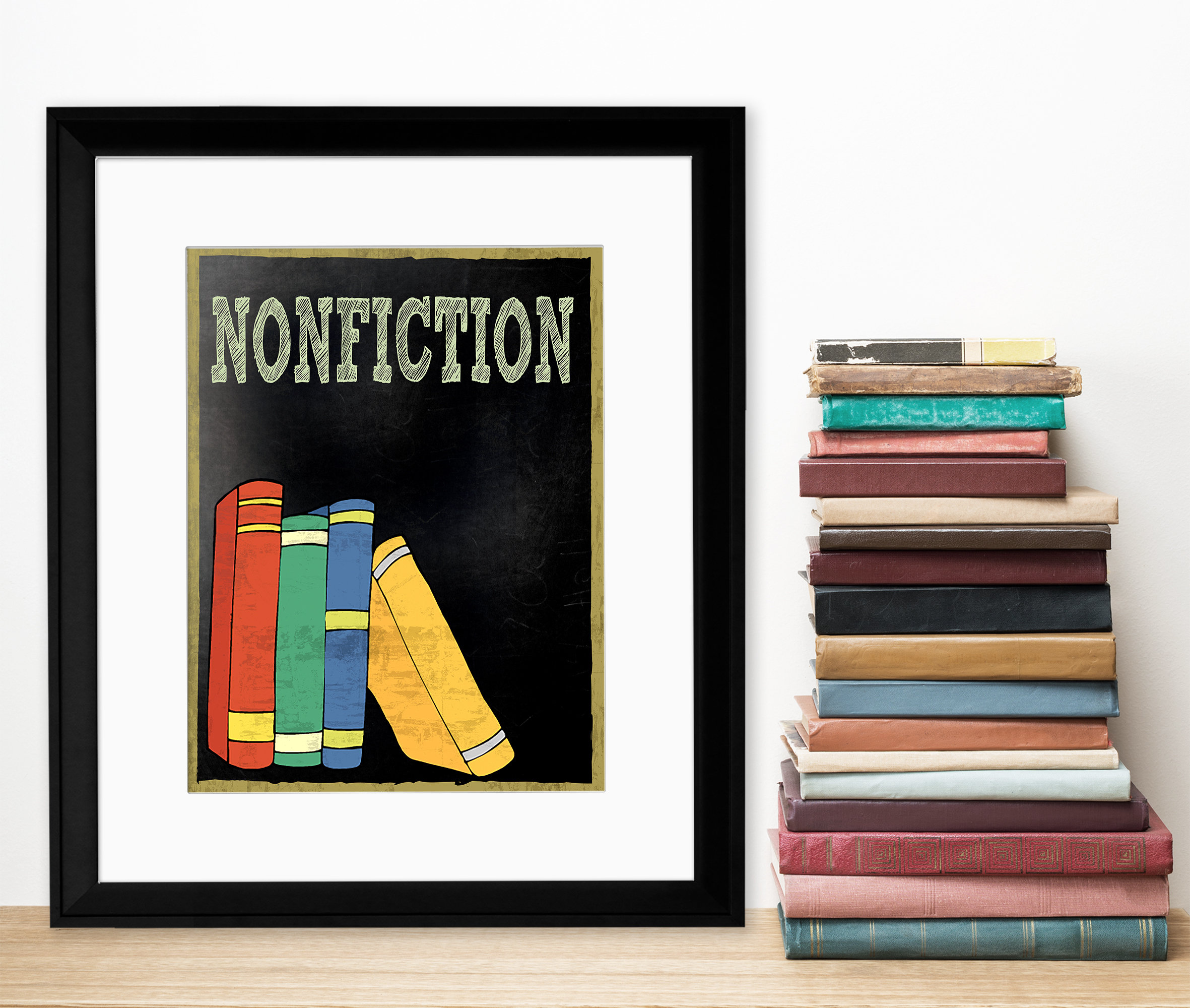 Nonfiction Books Sign