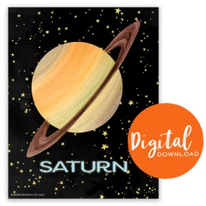 Illustrated Scientific Solar System STEM/STEAM Poster Set of 10 Digital ...