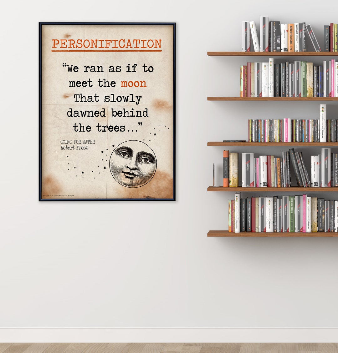 Going for Water Personification Quote Educational Art Print - Etsy