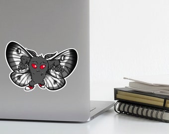Funny mothman is a Gentle and Caring Lover BUMPER STICKER, Point ...