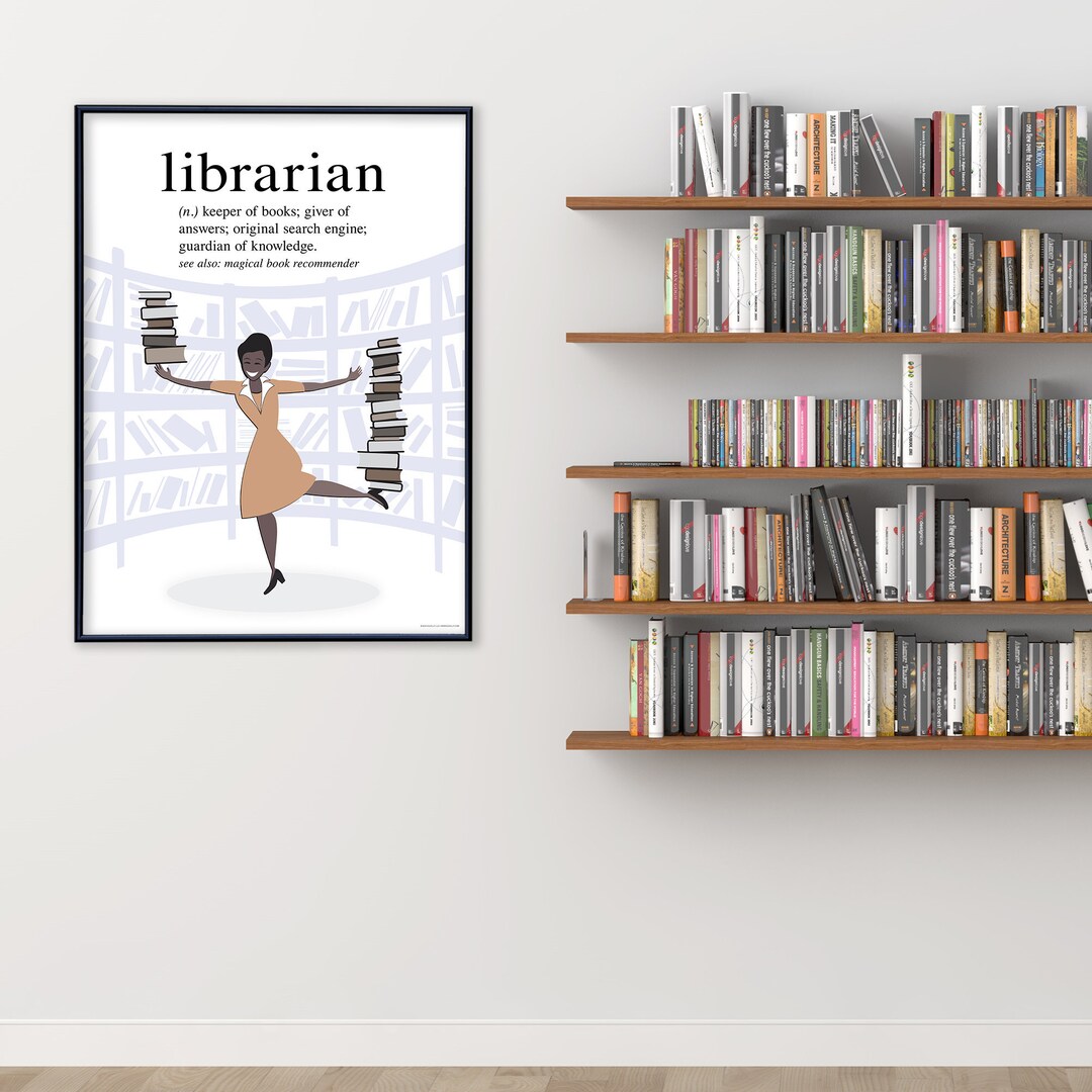 Librarian Definition Dictionary Style Fine Art Print. Multiple Sizes ...