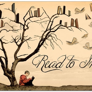 Read to Imagine. Literary Art Print. Reading Motivational Poster ...