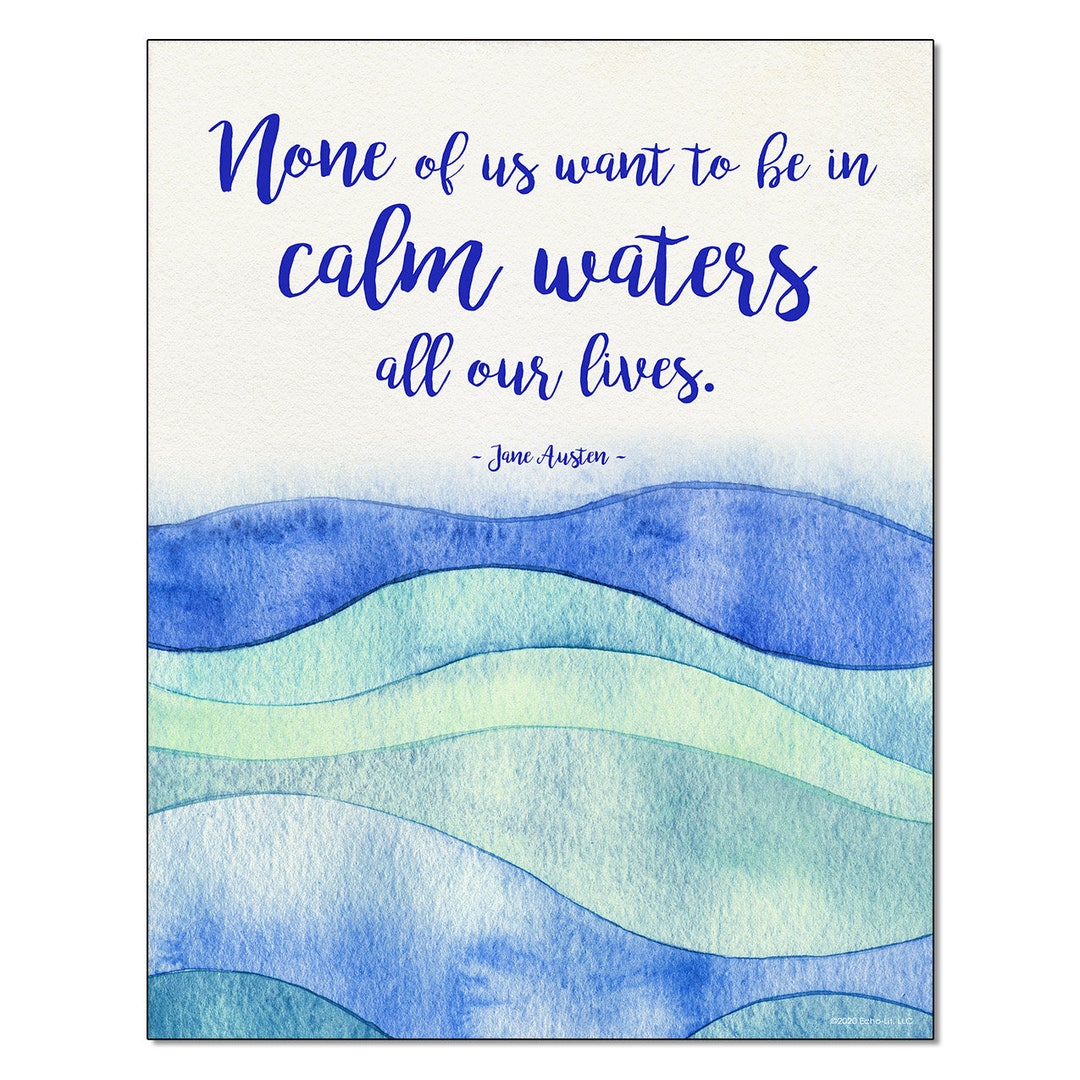 Jane Austen Quote - Literary Art Poster DIGITAL DOWNLOAD - Etsy