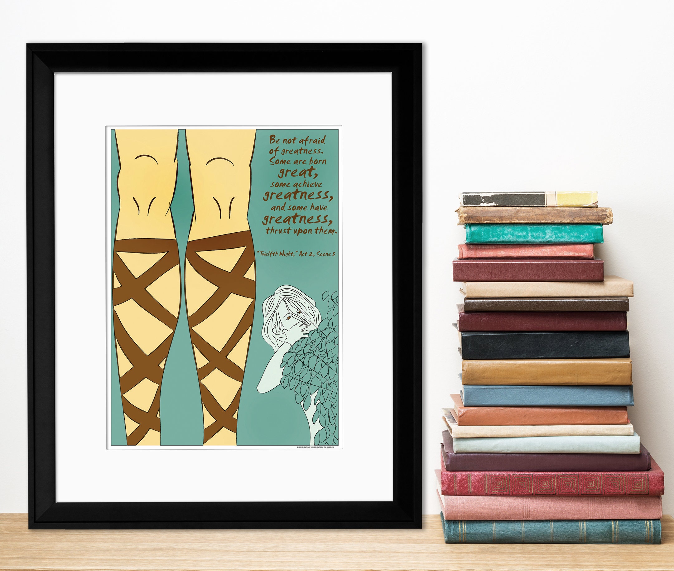 Shakespeare Twelfth Night Literary Quote Art Print. | Etsy