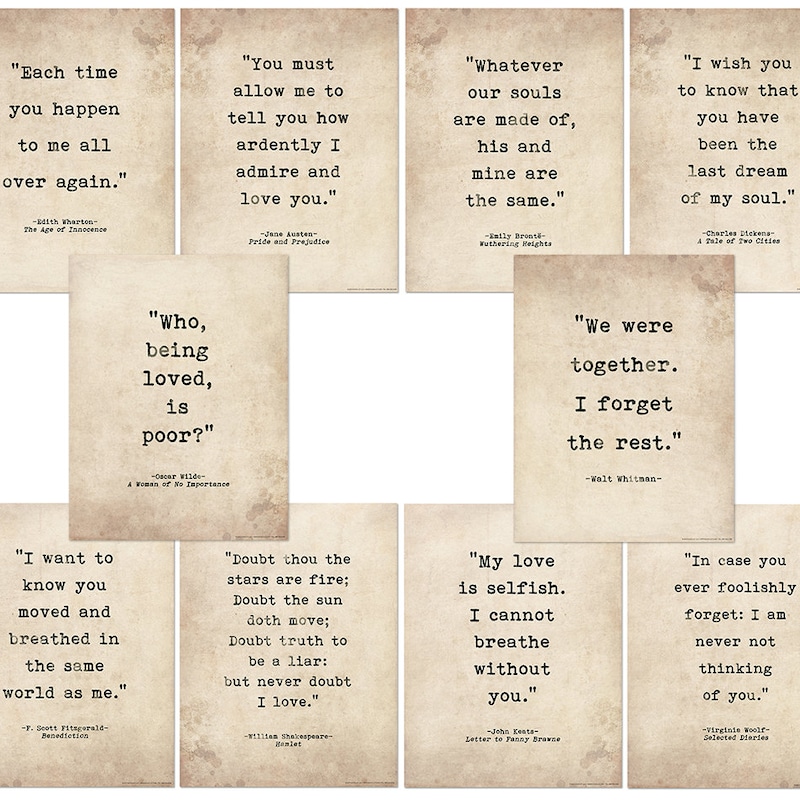 Love Quotes Posters - Etsy