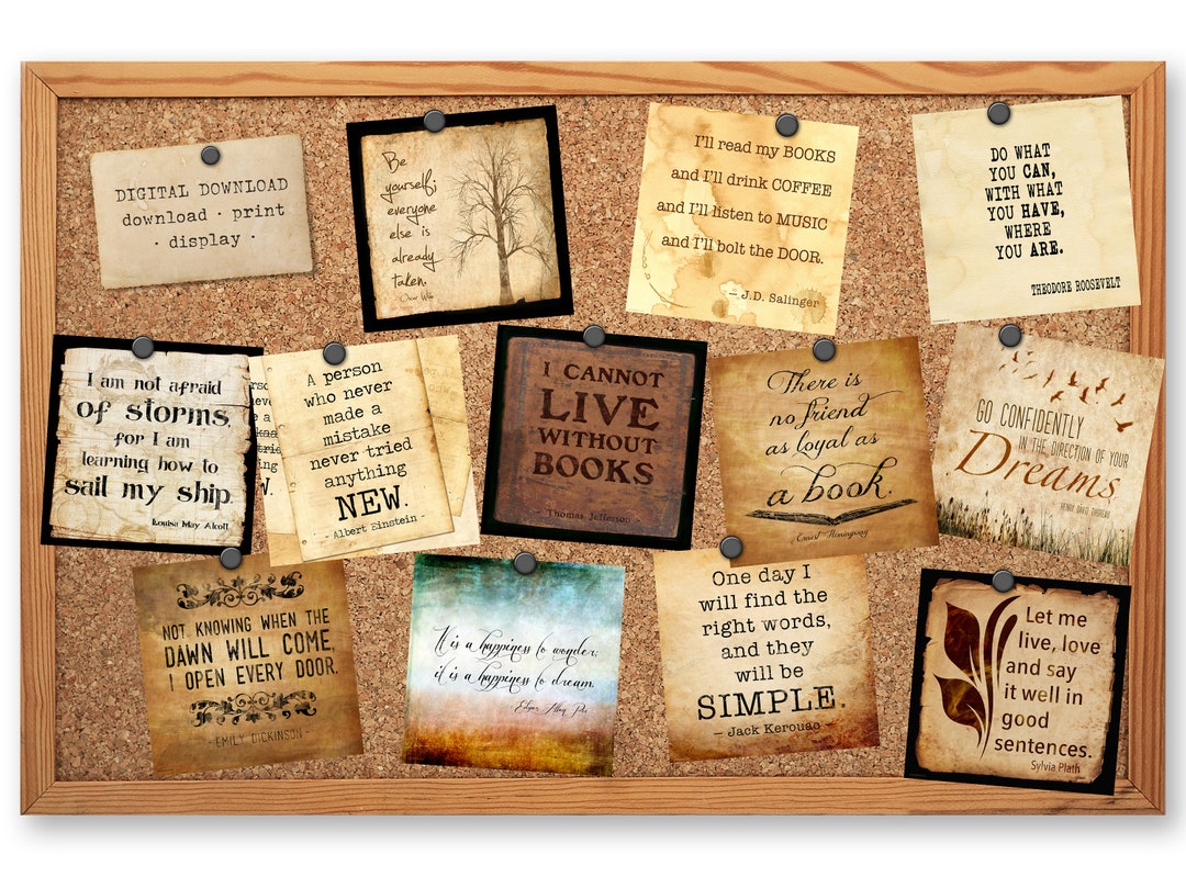 Classic Quotes Motivational 12 Poster DIGITAL DOWNLOAD Bundle - Etsy