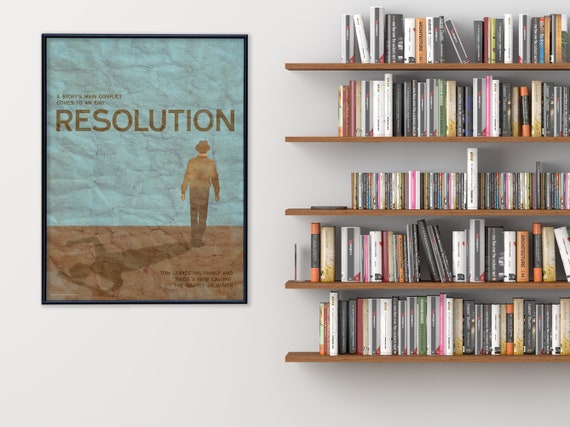 Resolution Literary Element of a Novel. Educational Classroom | Etsy