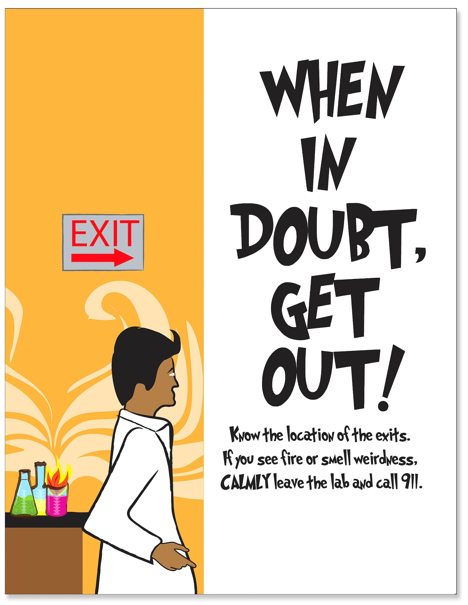 Science Lab Safety Poster Set. Plain Paper Laminated or | Etsy