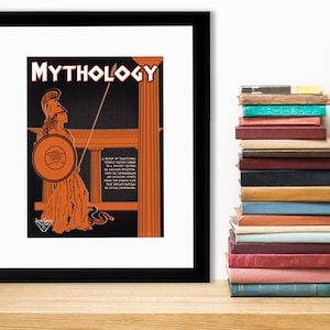 Mythology Literary Genre. Educational Classroom Poster. Paper ...