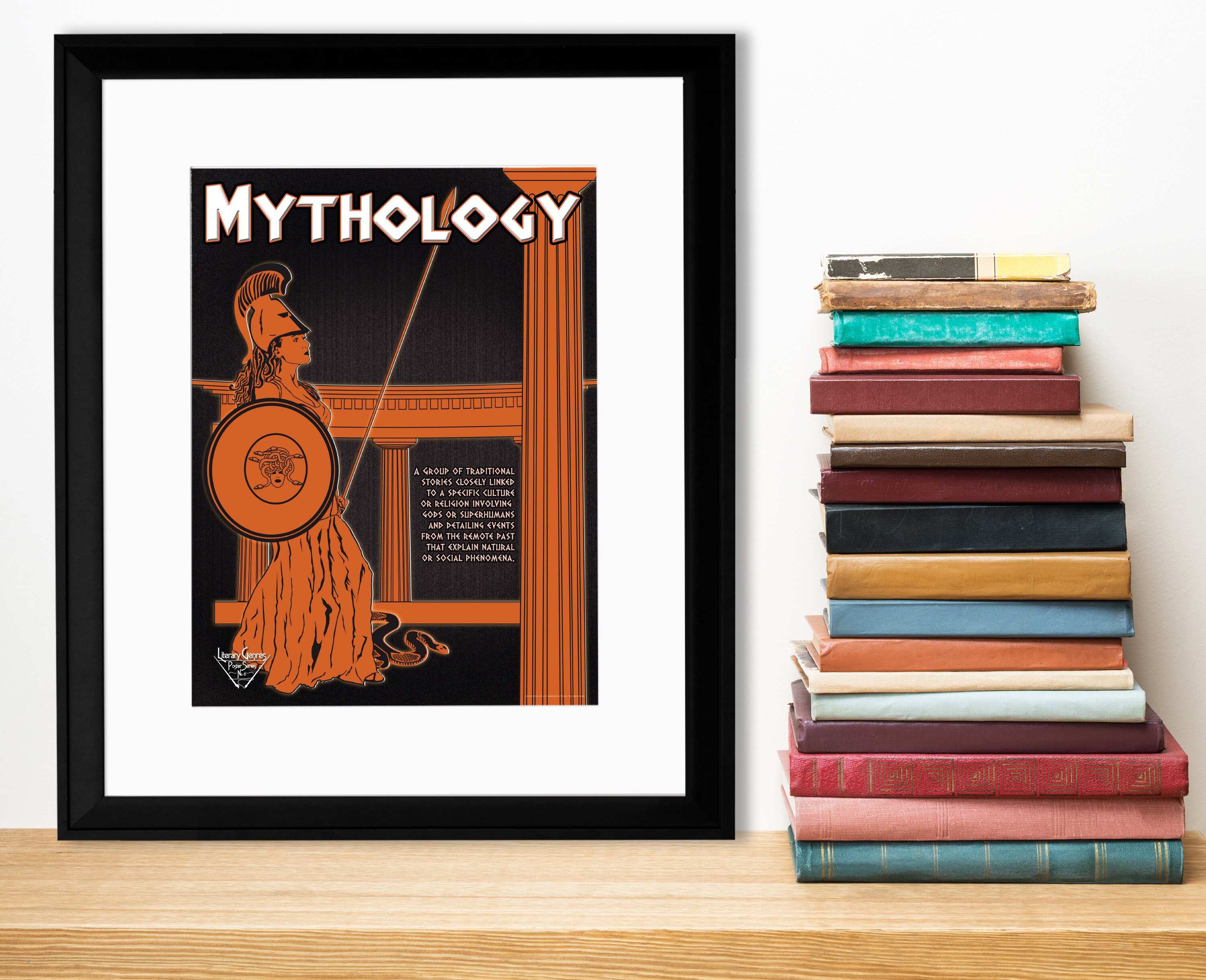 Mythology Literary Genre. Educational Classroom Poster. Paper - Etsy