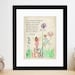 Children’s Vintage Style Literary Watercolor Art Print Quote Set. Fine ...