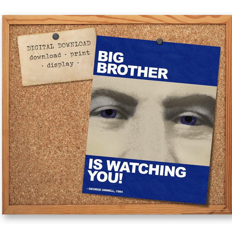 1984 Big Brother Poster - Etsy