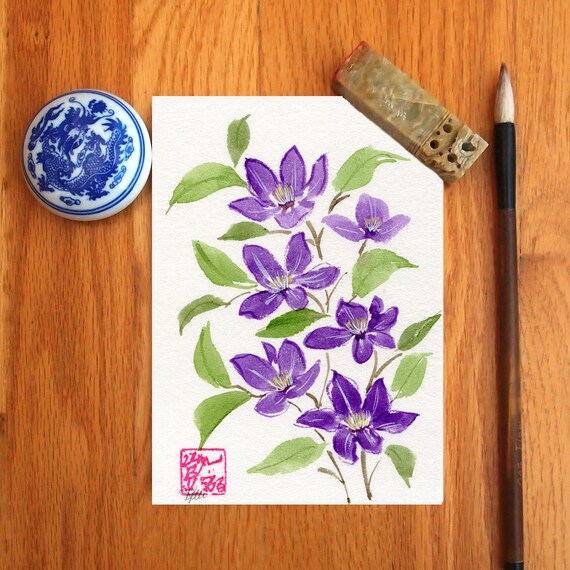 Chinese Flowers Drawings