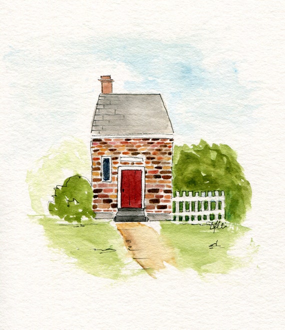 Simple Paintings Of Houses