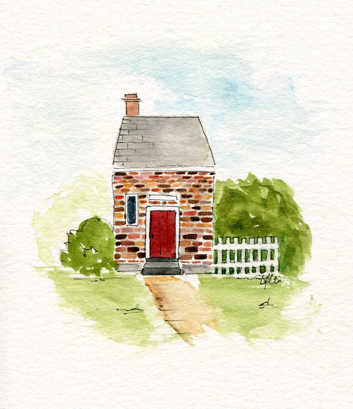 Brick House Portrait
