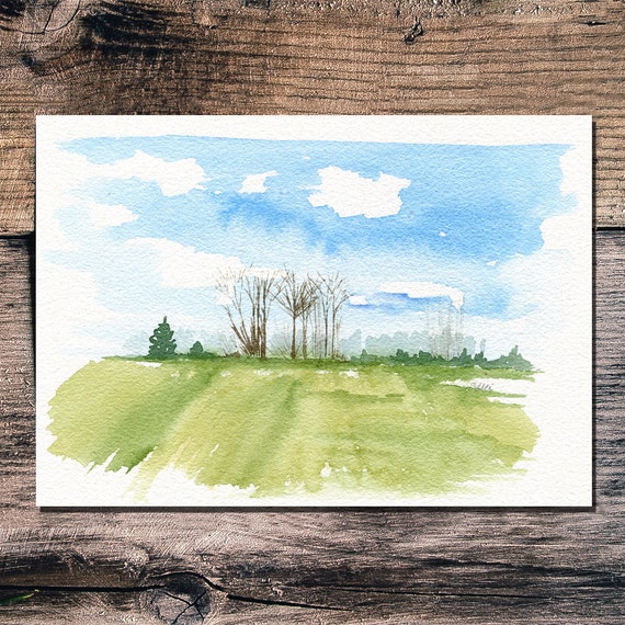 Simple Nature Art Paintings