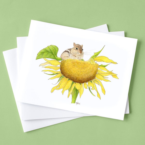 Chipmunk Birthday Card - Etsy