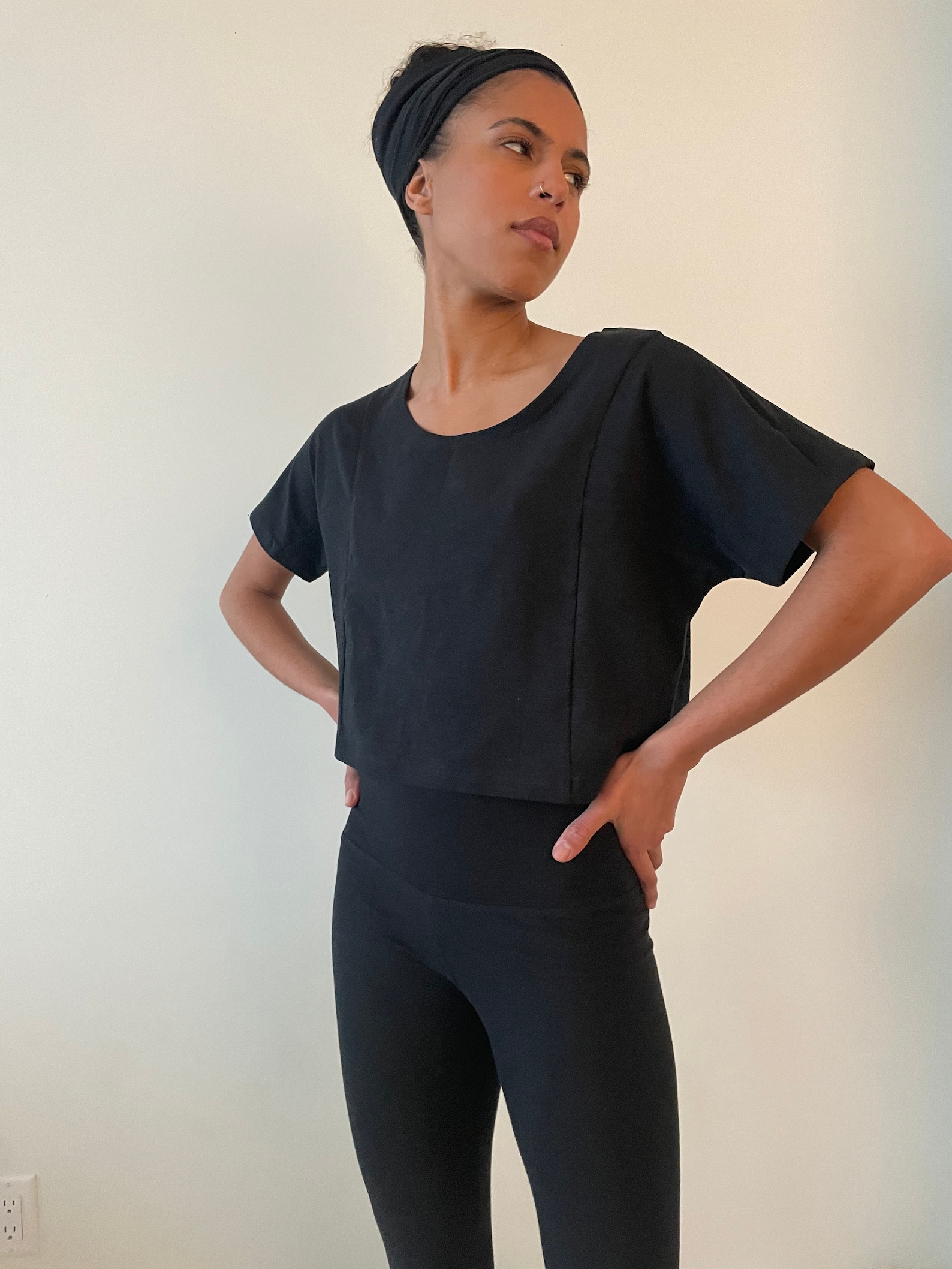 Capri Hemp, Organic Cotton BASE LAYER Leggings- Thin Fabric - No ...