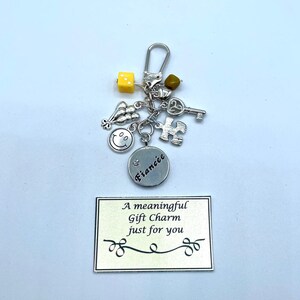FIANCE FIANCEE Meaningful Keepsake Key Ring Charm Gift Boxed Rhymes ...