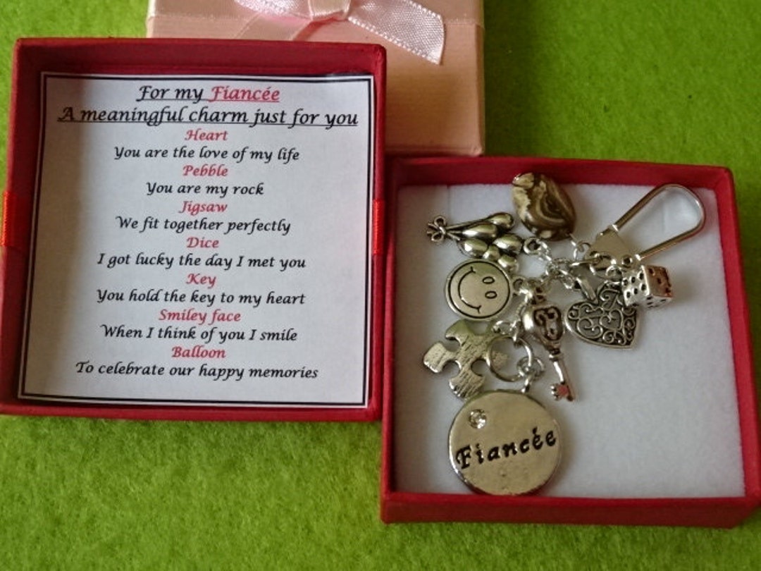 FIANCE FIANCEE Meaningful Keepsake Key Ring Charm Gift Boxed - Etsy