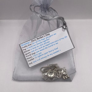 Mummy's First Mothers Day Meaningful Key Ring Charm Keepsake Gift Box ...