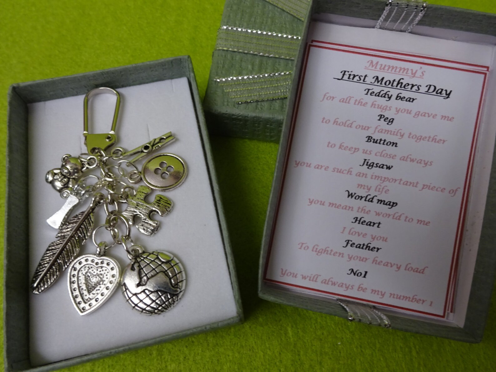 Mummy's First Mothers Day Meaningful Key Ring Charm - Etsy