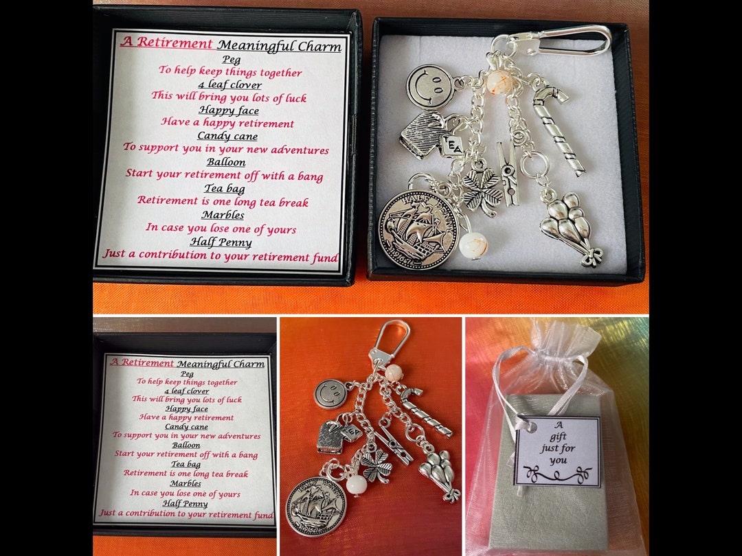 Meaningful Keepsake for a Retirement Gift Key Charm Marbles - Etsy