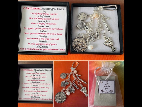 Meaningful Keepsake for a Retirement Gift Key Charm Marbles | Etsy