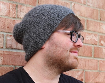 Mens knit hat | Etsy