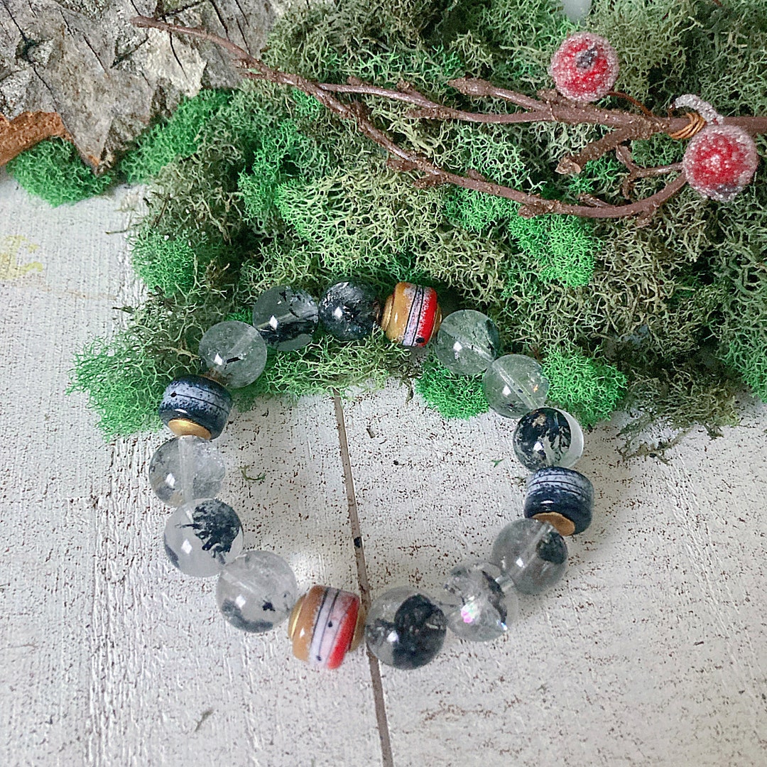 Women’s Rustic Nature Bracelet| Birch Tree Stretch Bracelet| Boho ...