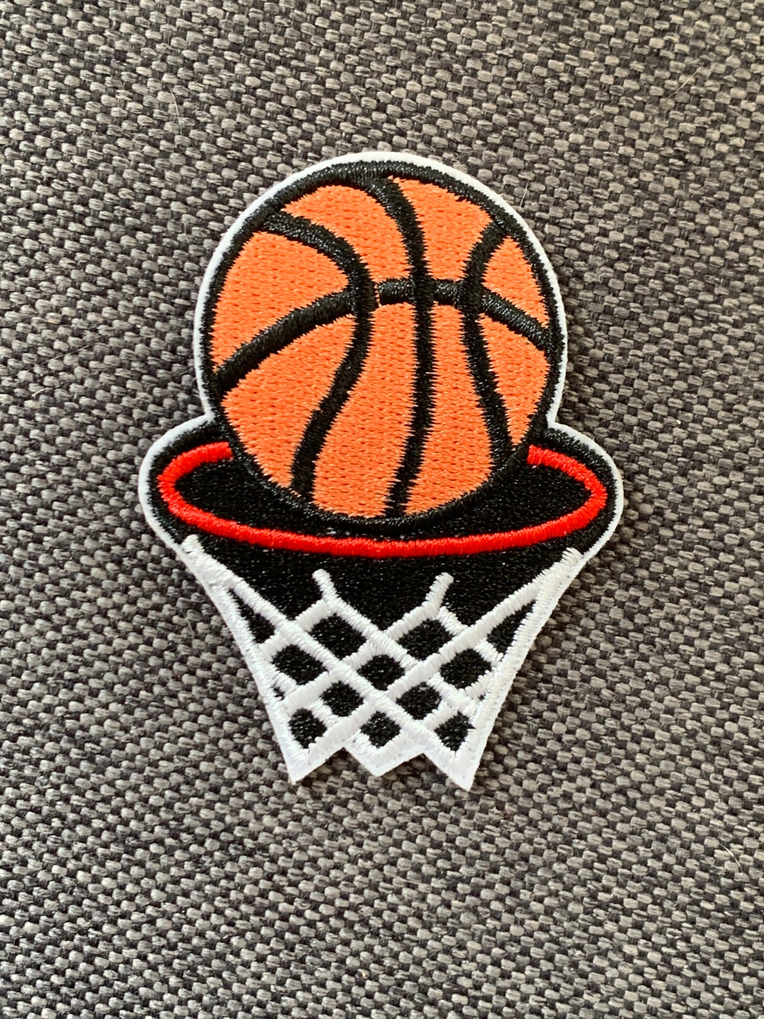Basketball Hoop Iron on Patch - Etsy