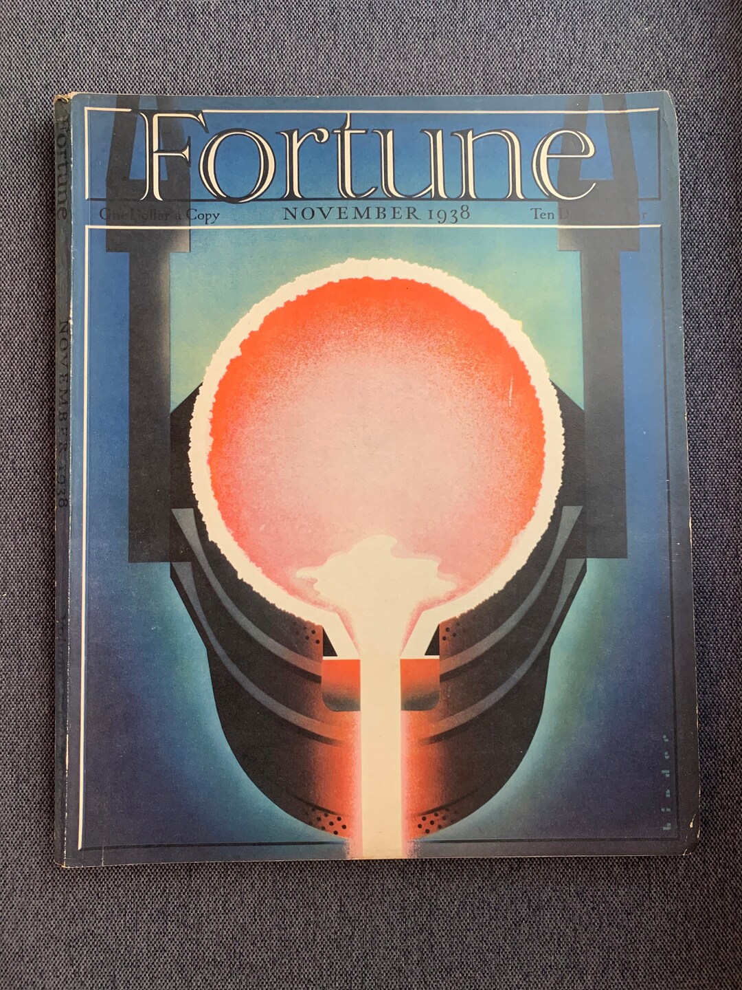 Vintage Fortune Magazine-november 1938 - Etsy