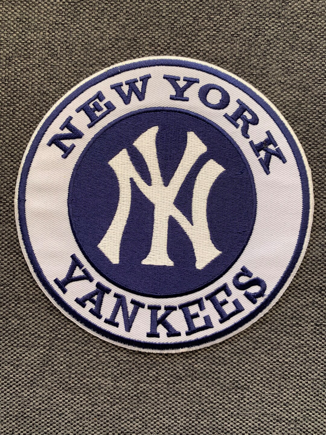 NY Yankees Applique Patch XL Navy - Etsy