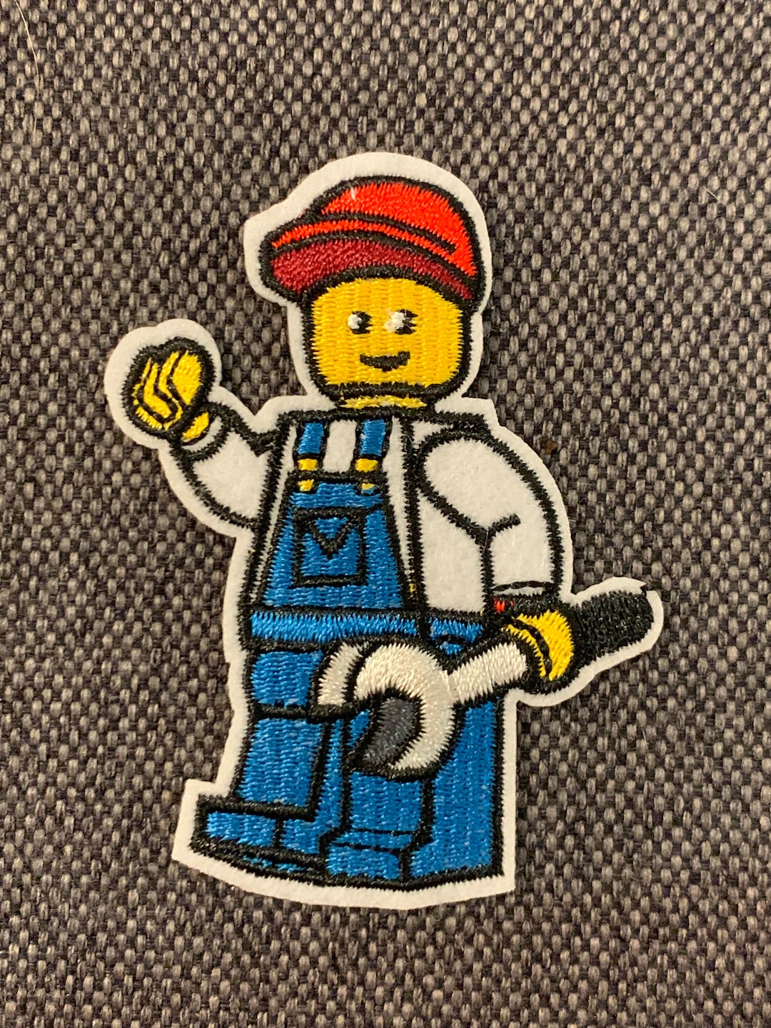 Lego Style Mechanic Applique Patch - Etsy