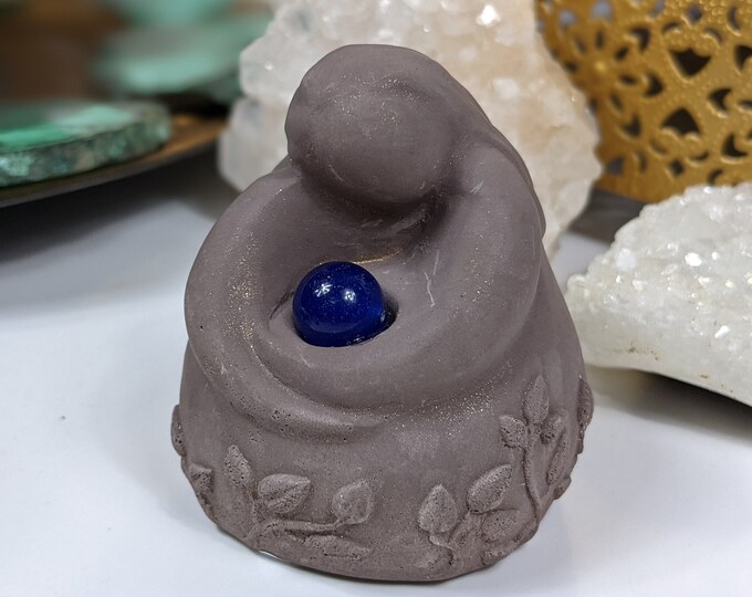 Tenderness Earth Mother Goddess Figure With Blue Sphere Earth Mother ...