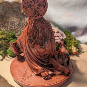 Cerridwen Large Goddess Statue Cauldron Altar Pagan Wiccan Divine ...