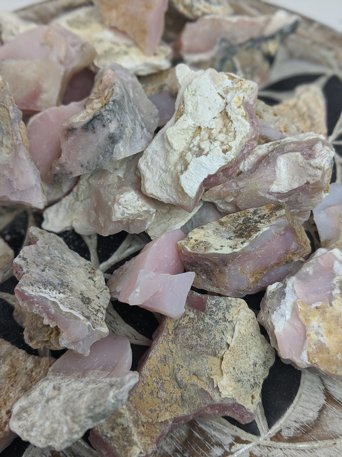 Raw Peruvian Pink Opal Rough Small Chunks Slab Natural Pieces - Etsy