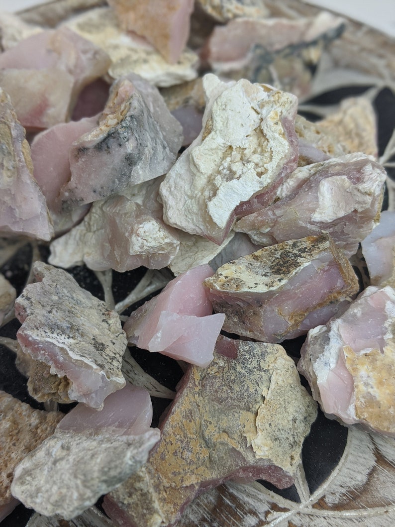Raw Peruvian Pink Opal Rough Small Chunks Slab Natural Pieces - Etsy