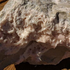 Very Large Pink Dolomite Mineral Specimen Matrix Natural Stone Crystal ...