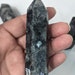 Large Larvikite Tower Natural Stone Mineral Specimen Point Polished ...