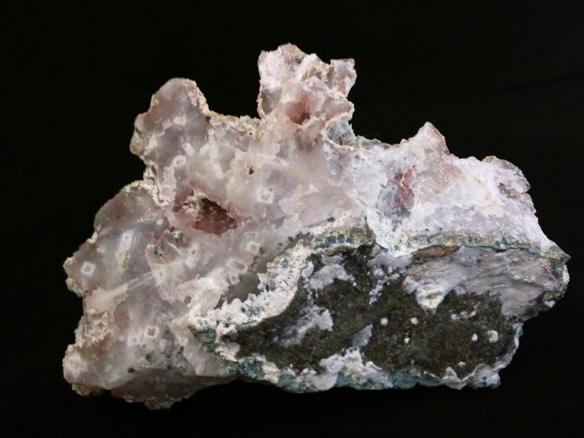 Rare Amethyst Solar Quartz Calcite Covered Stalactic Mineral - Etsy