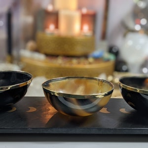 Buffalo Horn Offering Dish Hand Carved Polished Scrying Bowl - Etsy